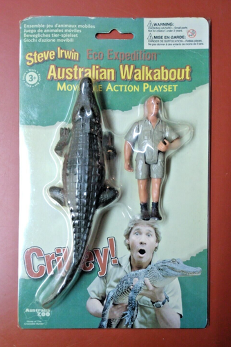Steve Irwin Australian Walkabout Alligator Figure Playset 2005 Opened ...