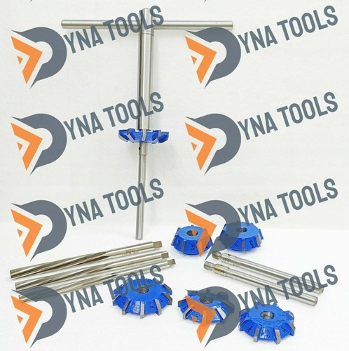 17x FORD FLATHEAD V8 3 ANGLES CUT VALVE SEAT CUTTER KIT CARBIDE TIPPED ...