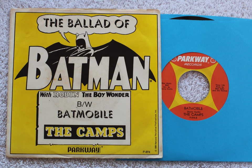 The Camps - The Ballad Of Batman - US OST Picture Sleeve PS 7" | eBay
