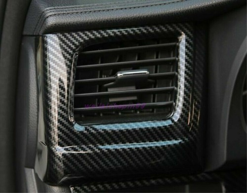 Carbon Fiber Inner Middle Air Vent Outlet Trim For Toyota Highlander ...
