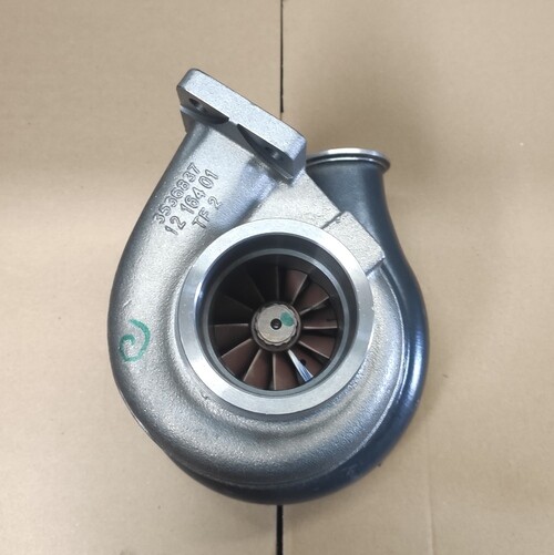 New Turbocharger Turbo Holset HX35 T3 12cm twin scroll V-band billet ...