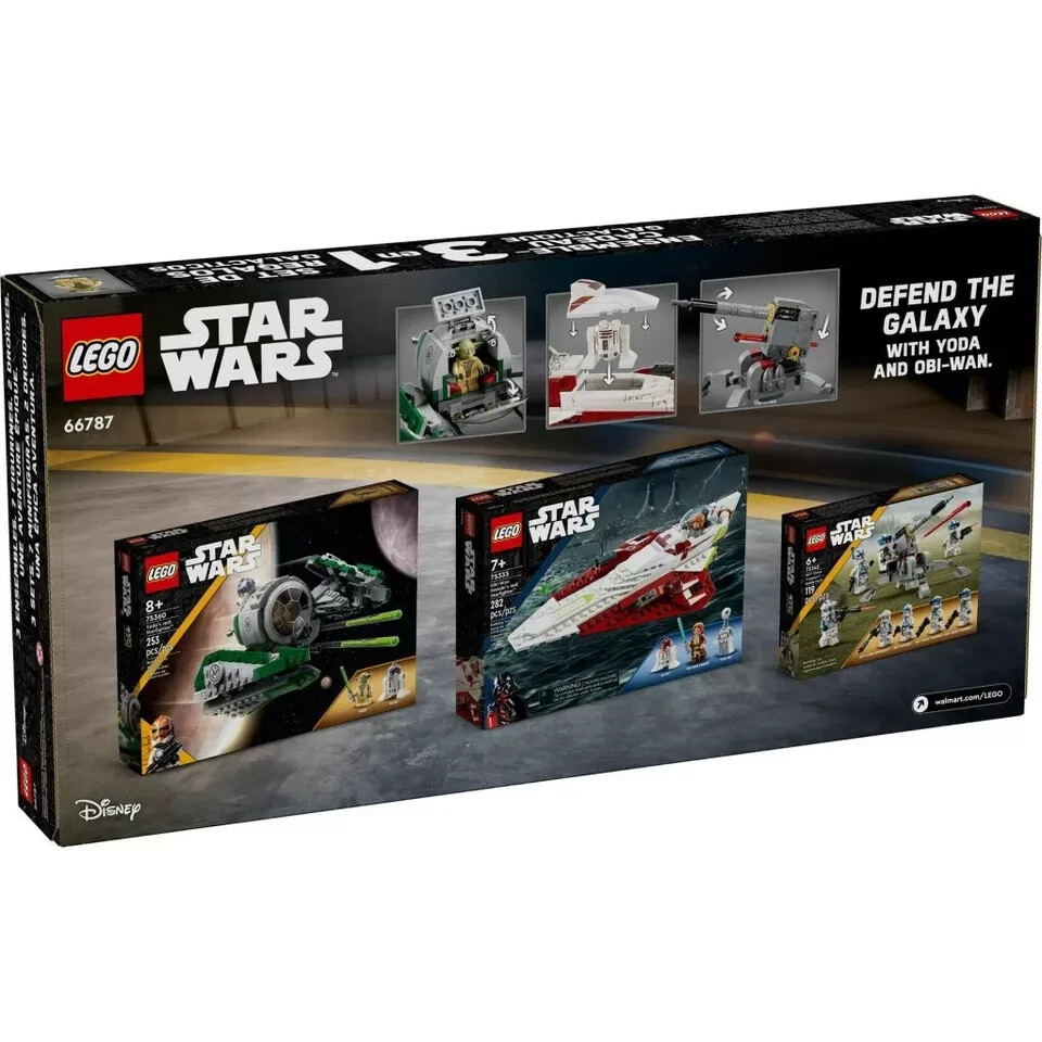 LEGO STAR WARS 3 In 1 Galactic Gift Set 66787 Jedi Masters NEW Walmart ...