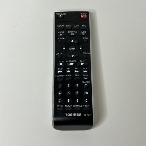 TOSHIBA Remote Control SE-R0177 SD3980 SDK750 SER0177 Tested OEM | eBay