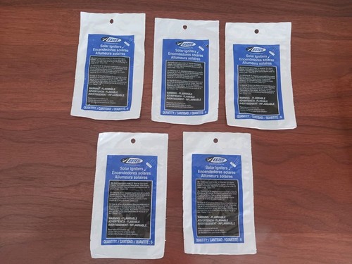 Estes - Cox Solar Igniters NEW Lot of 5 and 6 Per Pack Launcher Rockets ...