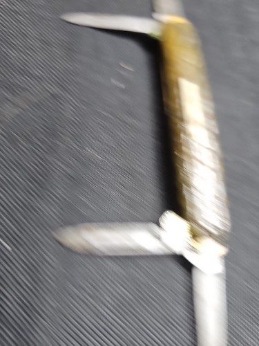 GRIFFON CUTLERY WORKS FOUR (4) BLADE EQUAL END POCKET KNIFE Bone/Wood ...