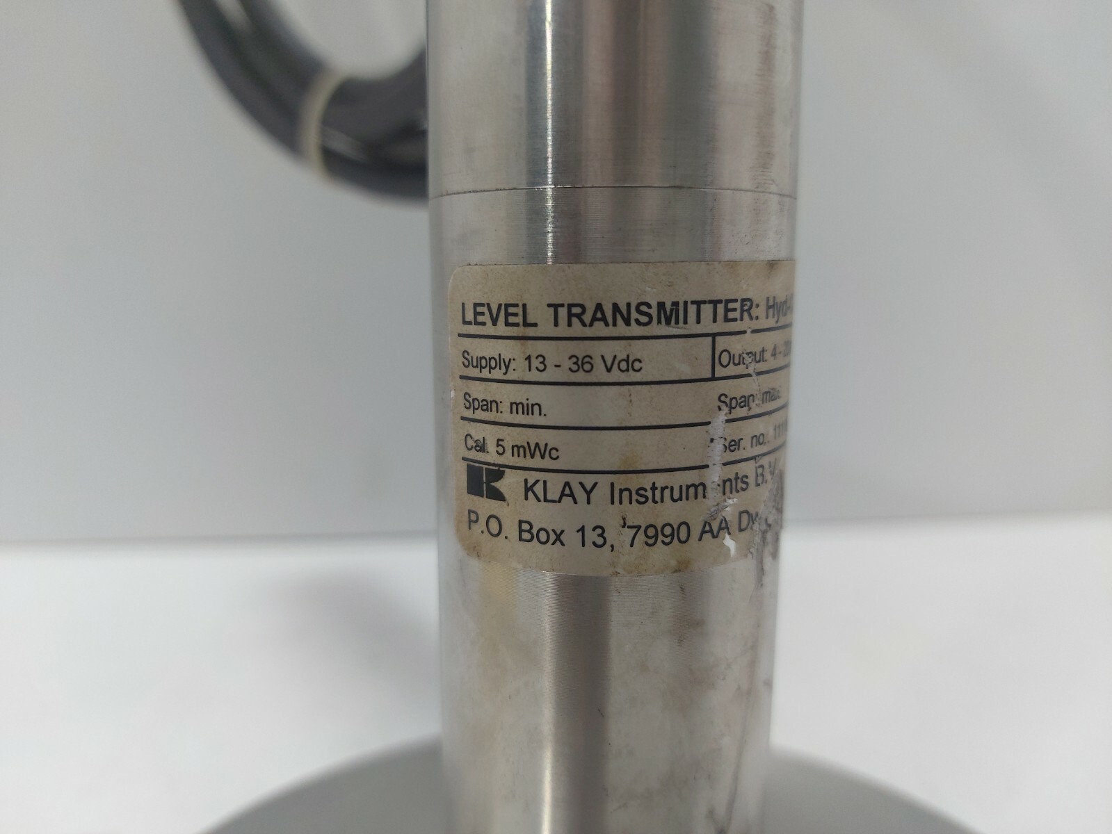 Klay FR-5mWc-F40G16-104 Level Transmitter 13-36Vdc | eBay