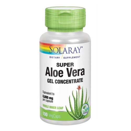 Super Aloe Vera Gel Concentrate 100 Caps By Solaray | eBay