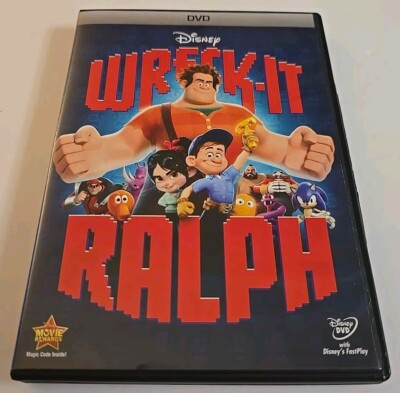 Wreck-It Ralph (DVD, 2012, Widescreen) Walt Disney, John C Reilly ...