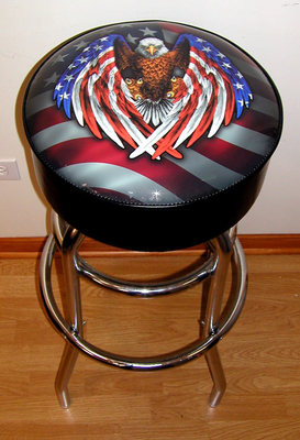 American Flag Eagle USA Bar Stool | eBay