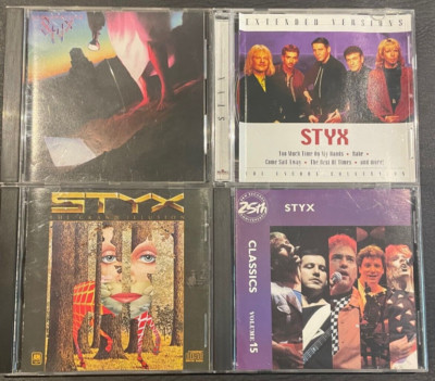 (4) CD LOT STYX-CLASSICS VOL 15-GRAND ILLUSION-EXTENDED VERSIONS ...