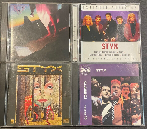 (4) CD LOT STYX-CLASSICS VOL 15-GRAND ILLUSION-EXTENDED VERSIONS ...