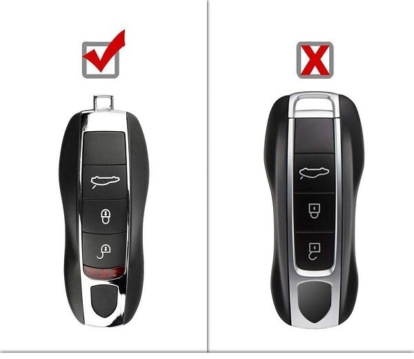 3 Button Remote Key Fob Pad Fo Porsche Panamera Cayenne Macan Boxster ...