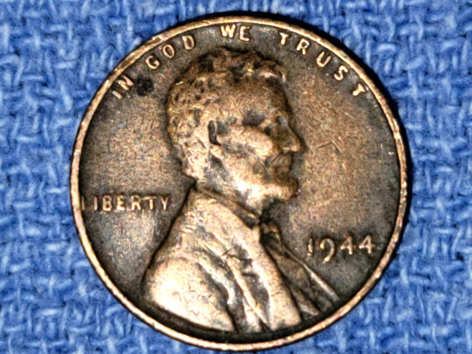 1944 “Rare, Error“ Wheat Penny No Mint Mark L On Liberty Is Stamped On ...