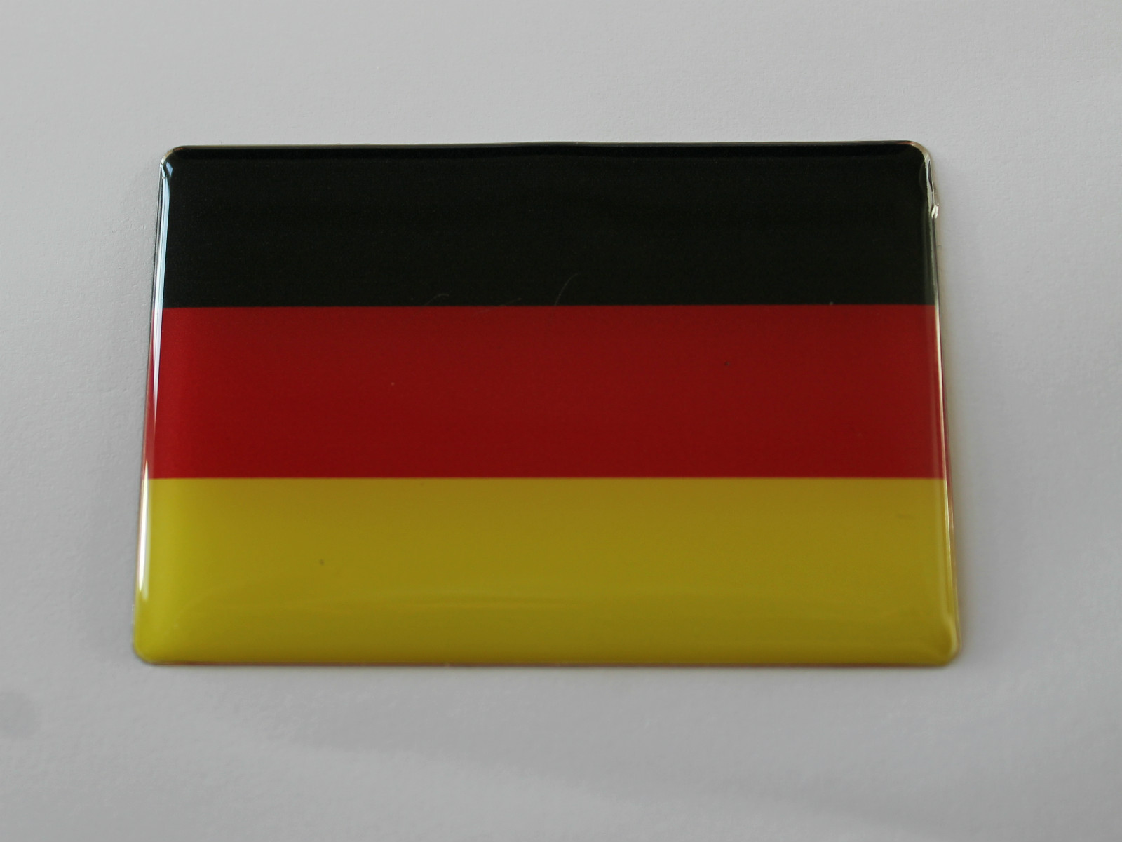 52mm GERMAN FLAG Sticker/Decal - WITH HIGH GLOSS DOMED GEL FINISH ...