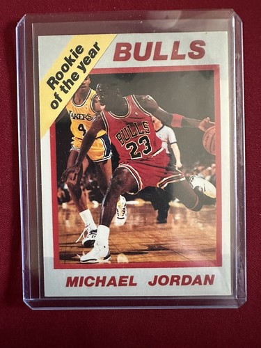 Michael Jordan Rated Rookie Card And Rookie Of The Year!! | eBay