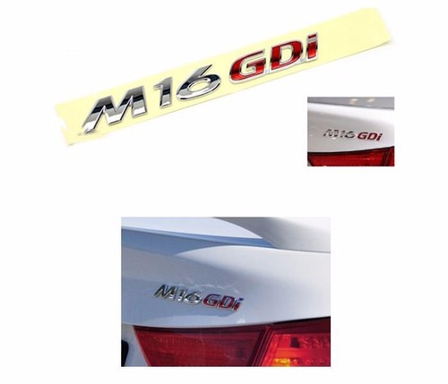 Genuine M16 GDI Emblem (Fits: Hyundai Elantra 2011-2016) | eBay