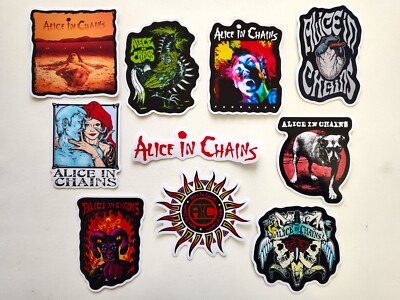 Sticker Pack (10 Vinyl Stickers) 90s Alternative Grunge Rock Band | eBay