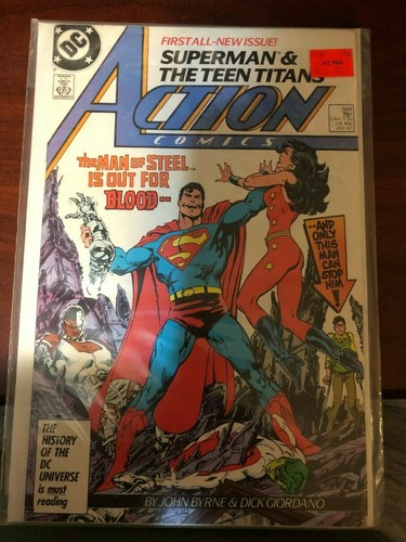 ACTION COMICS #584 Superman And The Teen Titans | eBay
