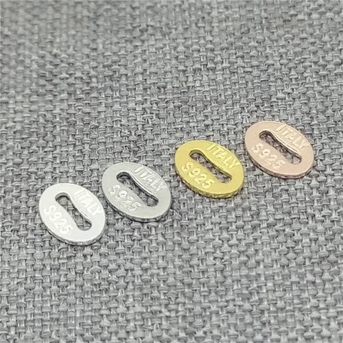 30pcs of 925 Sterling Silver Small Italian Quality Tags for Extender ...