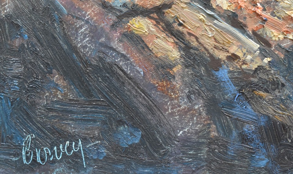 Richard Blowey Original Oil Painting Sea Fishing Cornwall Cornish ...