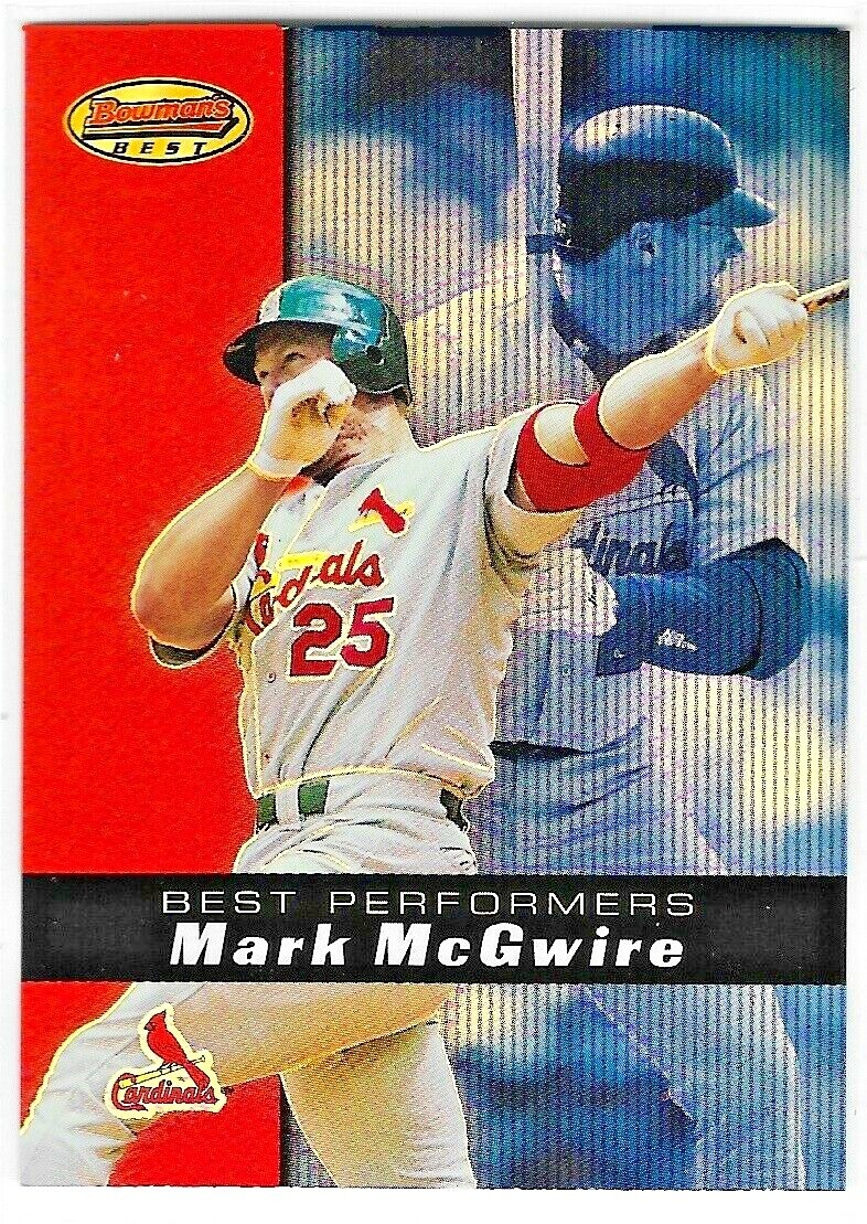 2000 Mark McGwire Bowmans Best Refractor Card #83 FREE Shipping | eBay