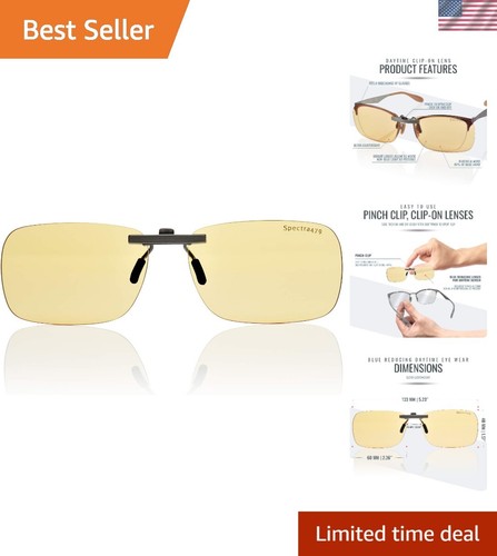 Clip-On Blue Light Glasses - Block Eye Strain for Screen Use | eBay