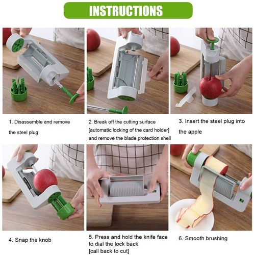 Multifunction Slicer Peeler Veggie Sheet Fruit Vegetables Cutter ...