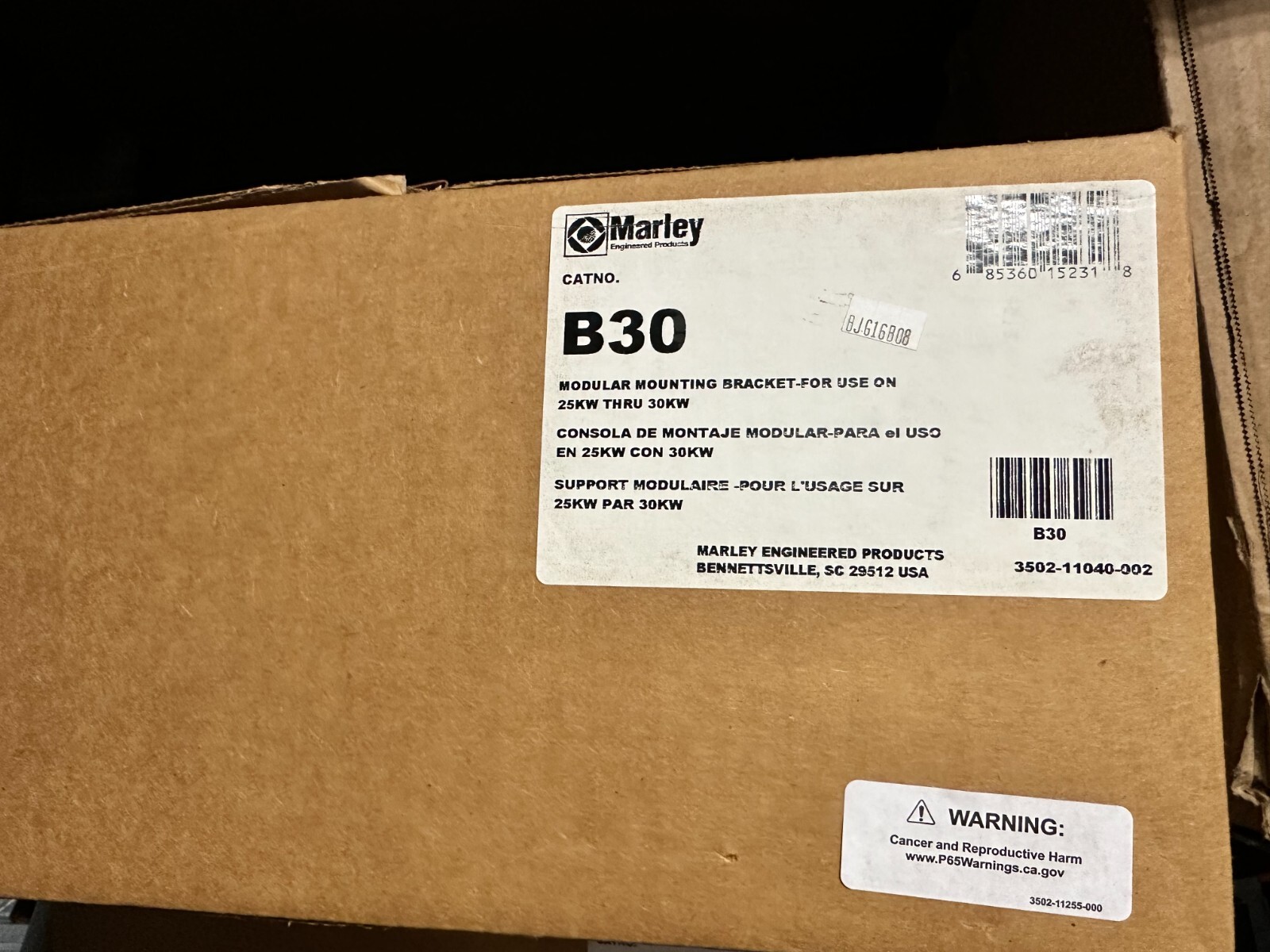 Marley B30 modular mouting bracket for electric unit heater 25-30KW | eBay