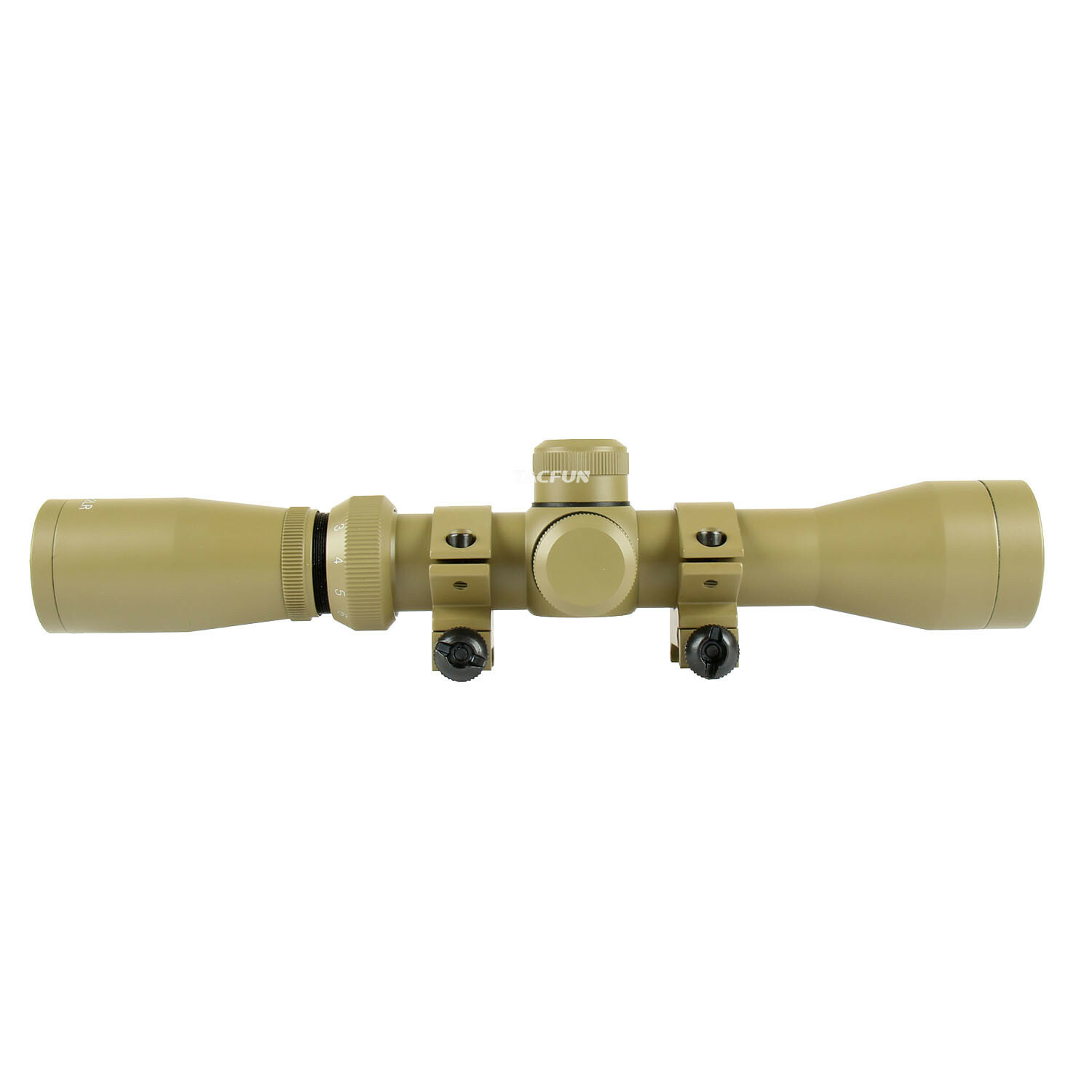 TAN Mosin Nagant 2-7x32 Long Eye Relief Scope + M44 M91 30 Scout Mount ...