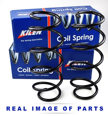 2X KILEN FRONT AXLE COIL SPRINGS FOR VW POLO (9N_) 1.2 (12V) 2002 ...