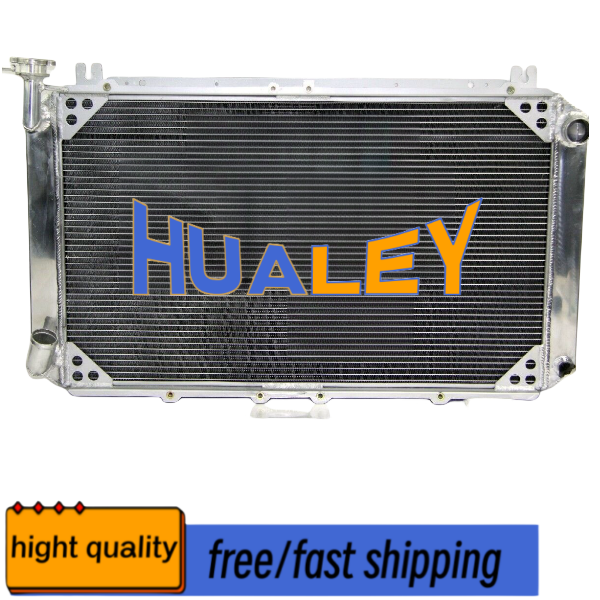 3Row Aluminum Radiator For+Fan 88-97 Nissan Patrol GQ Y60 2.8 4.2 ...