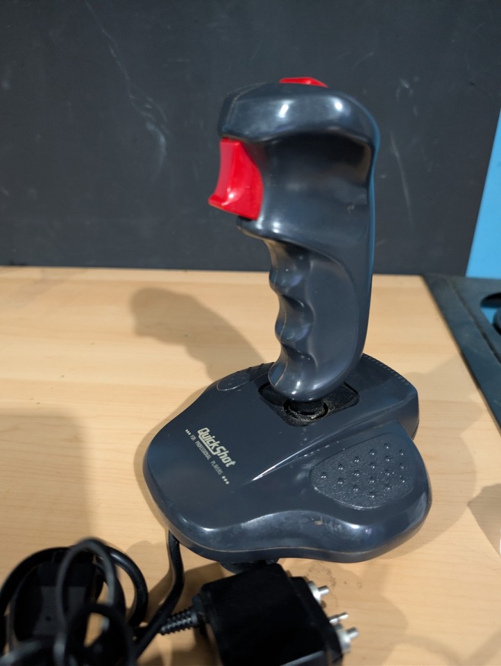Quickshot Python 1M Joystick Controller QS-137F | C64 Atari Sega | eBay