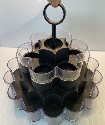 Pampered Chef Spice Turn About Rotating Revolving Rack Carousel Holds ...