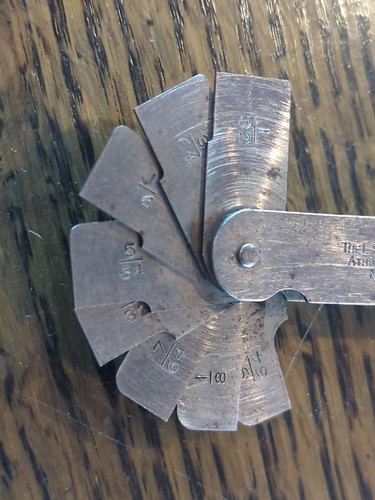 Starrett No. 272-A Radius Fillet Gage Machinist Tool USA | eBay