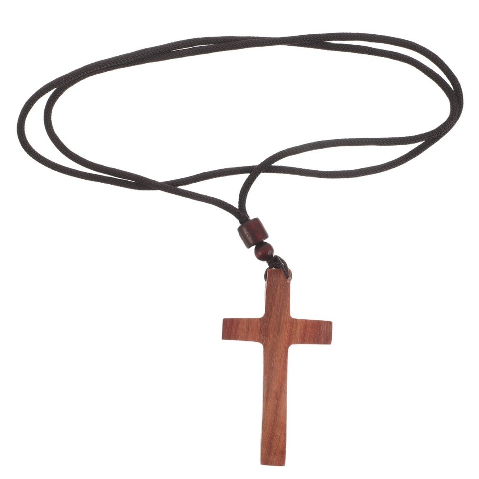 Cross Pendant for Men Church Christian Necklace Bible Verse Jewelry ...