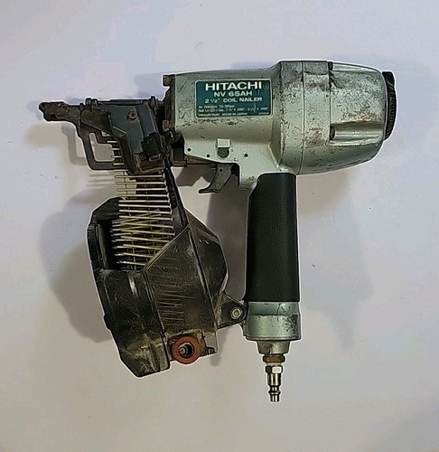 Hitachi Metabo HPT NV65AH2 2.5" Air Powered Contact Coil Siding Nailer ...