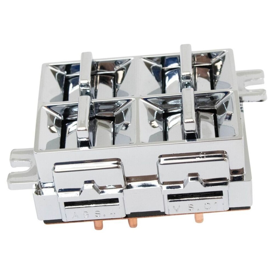 Power Window Switch 4 Button Chrome for Buick Cadillac Chevy Oldsmobile ...