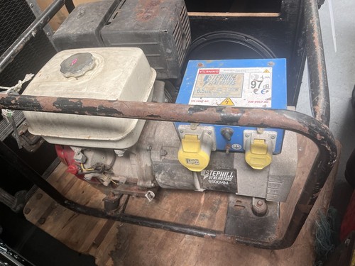 Stephill 5000HMS 5.0 kVA Honda GX390 Industrial Petrol Generator - STE ...