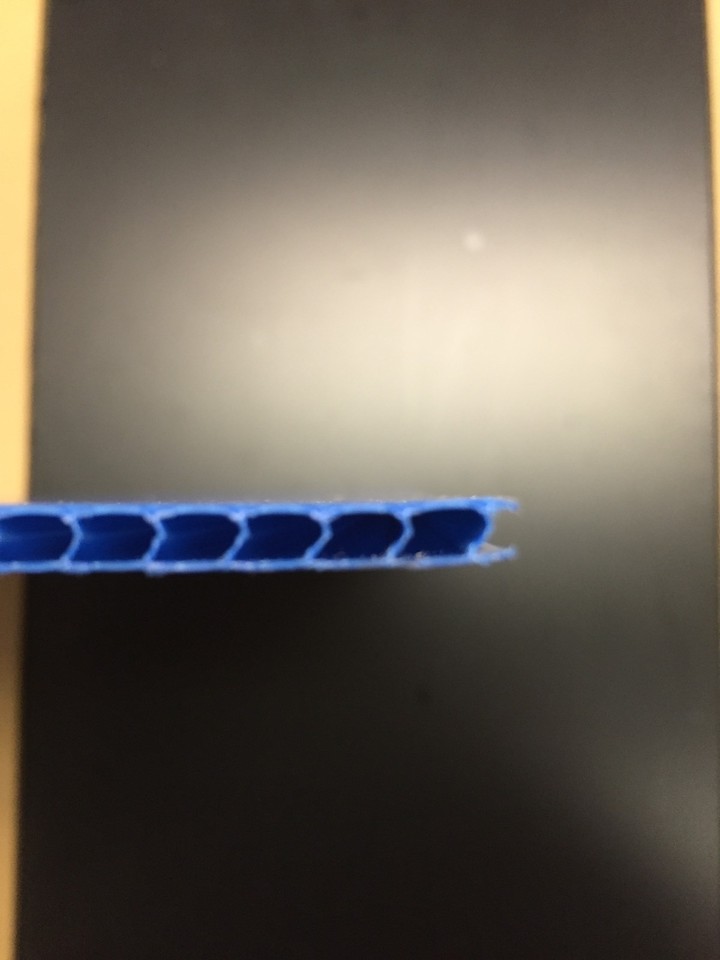 Coroplast 4mm 18" x 12" (2 Pack) Blue Corrugated Plastic Sheets ...