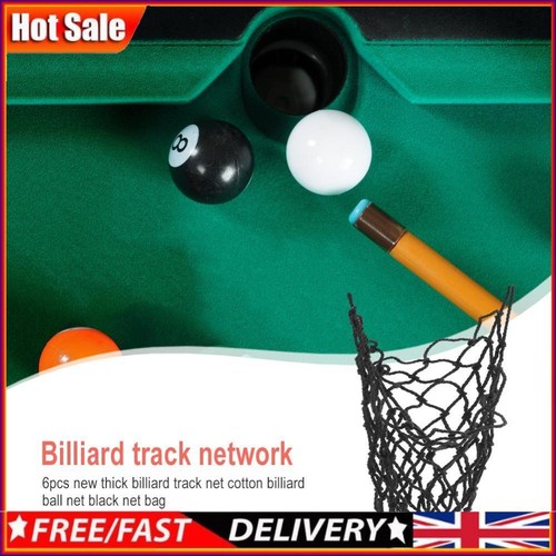 6 Pcs Billiards Net Pocket Billiards Table Pocket Long Service Life ...