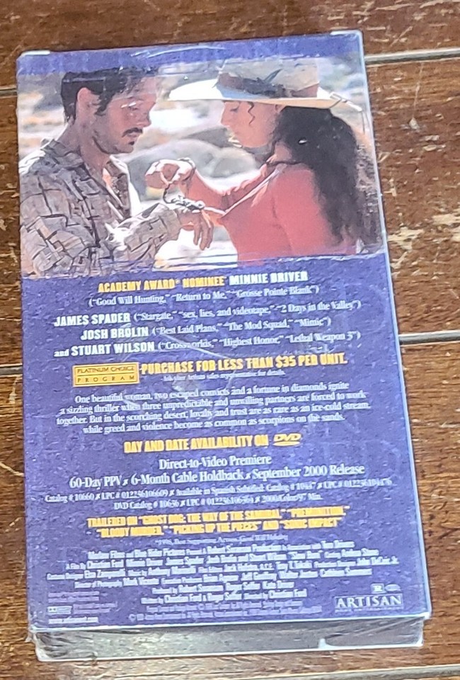 Slow Burn (VHS, 2000, Artisan) ~Promotional Copy~ | eBay