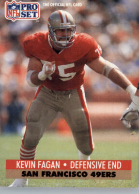 1991 Pro Set #291 Kevin Fagan | eBay
