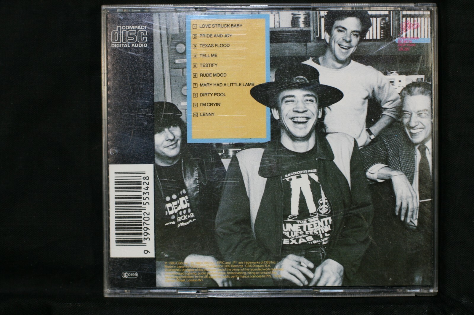 Stevie Ray Vaughan And Double Trouble ‎– Texas Flood - CD (C933) | eBay