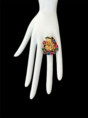 Yves Saint Laurent YSL vintage cocktail ring | eBay