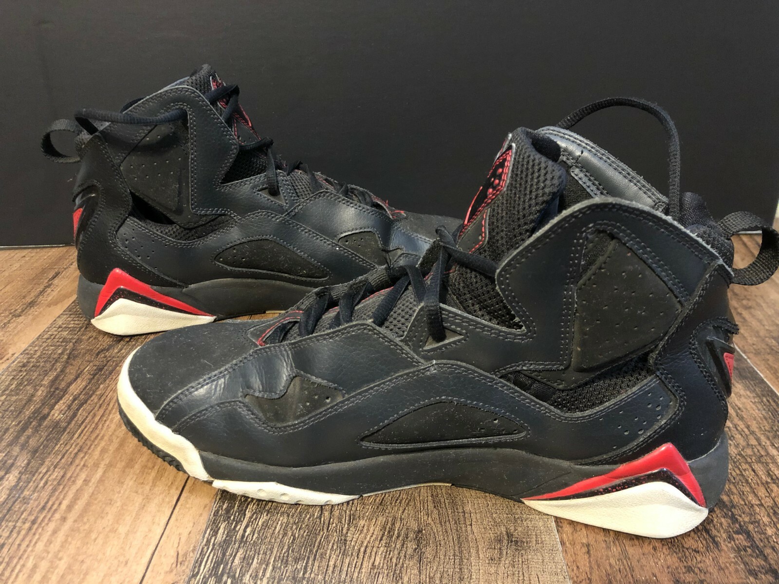 Nike Air Jordan True Flight Black/Red Anthracite Grey… - Gem