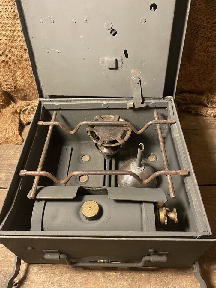 BRITISH ARMY ORIGINAL GENUINE PETROL GASOLINE PORTABLE STOVE COOKER ...
