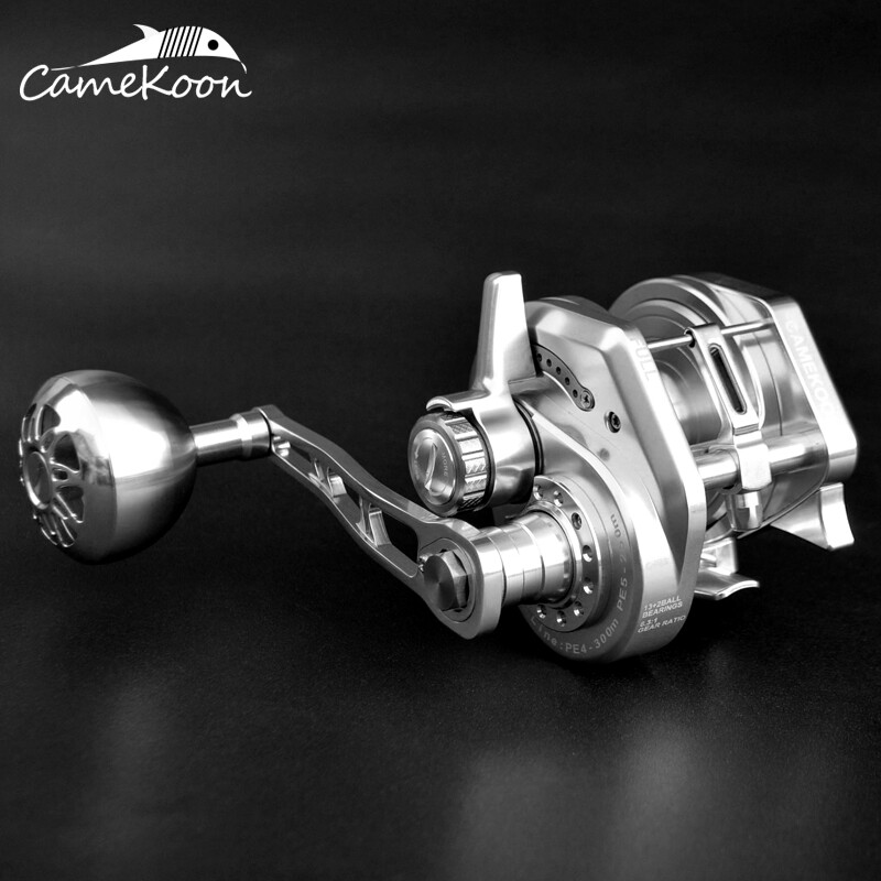 CAMEKOON Deep Sea Drum Boat Reel Multiplier Lever Drag Saltwater ...