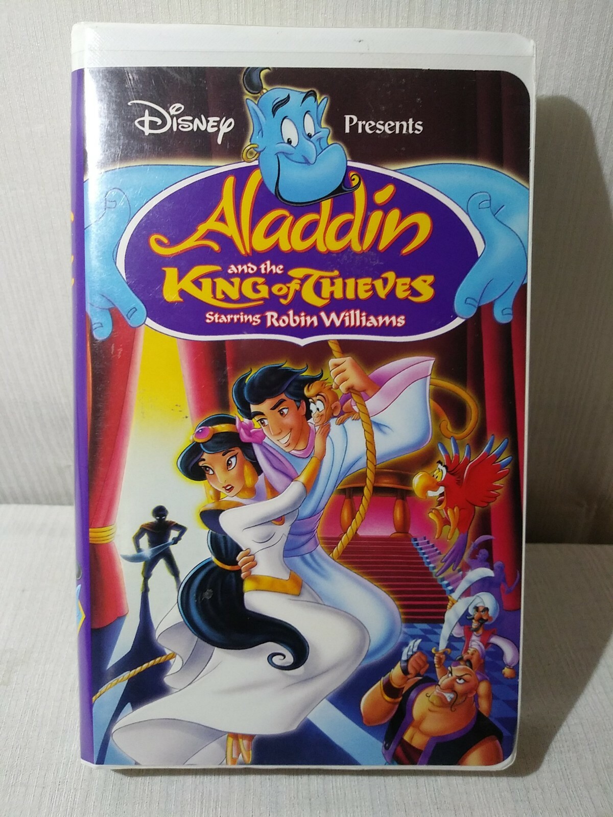 Aladdin and the King of Thieves (VHS, 1996) #4609 Seal Not Broken. Clam ...