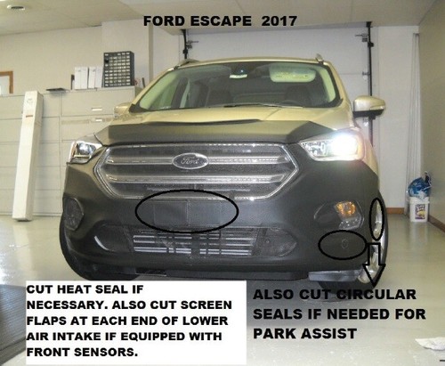 LeBra Front End Cover for Ford Escape 2017 - 2019 Car Mask Bra 551564 ...