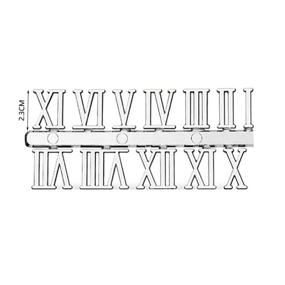 DIY-Clock Numbers Roman Numerals Quartz Needle Wall-Clocks Replacement ...